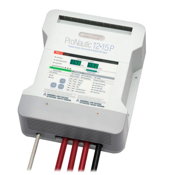 ProMariner ProNautic 1215P 15 Amp 3 Bank Battery Charger 63115 - Sound ...